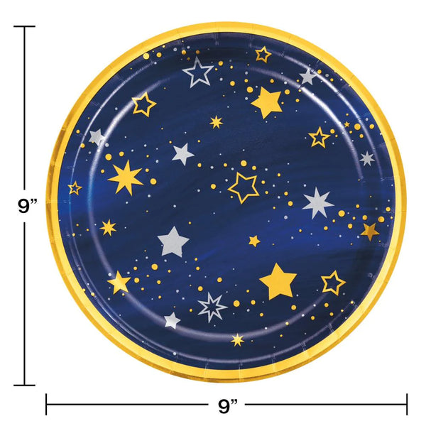 Starry Night Dinner Plates - Haflaty Store