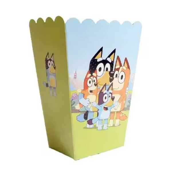 Bluey Party Popcorn Boxes - Haflaty Store
