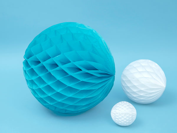 White Honeycomb Tissue Ball - Haflaty Store