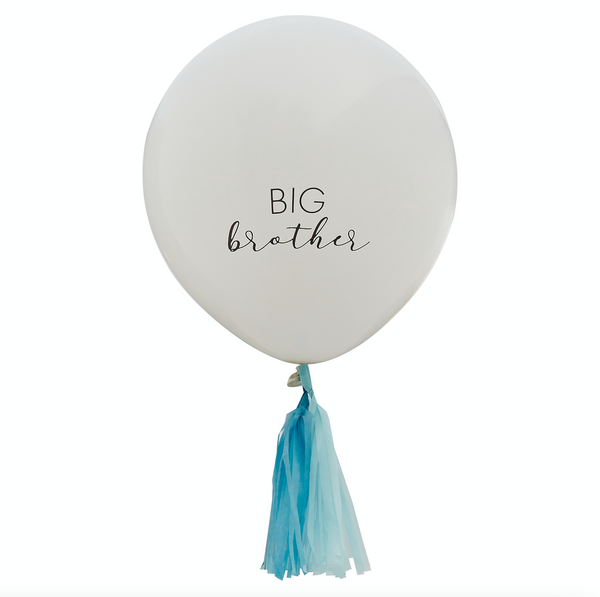 Big Brother Balloon with Blue Tassels - Haflaty Store