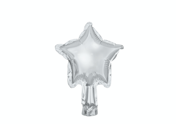 Mini Silver Star Balloon - Haflaty Store