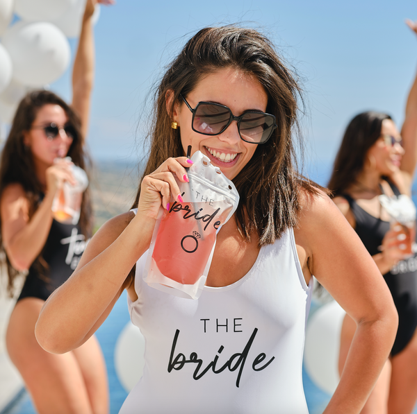 The Bride Drink Pouch with Straw & Lanyard - Haflaty Store