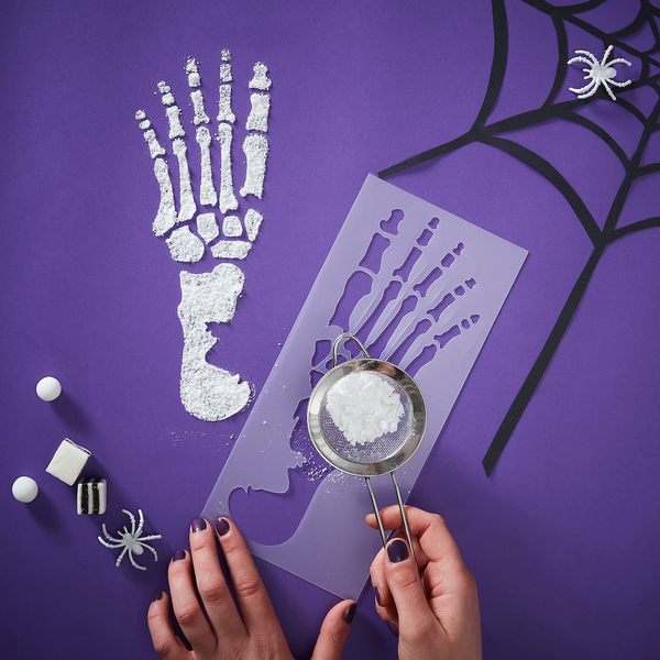 Skeleton Feet Stencils - Haflaty Store